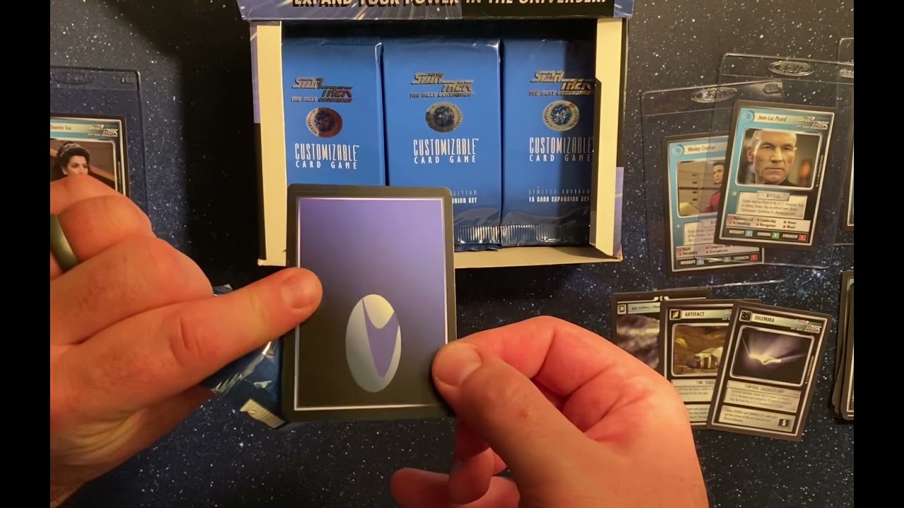 Star Trek CCG Box Opening Part 2 - YouTube
