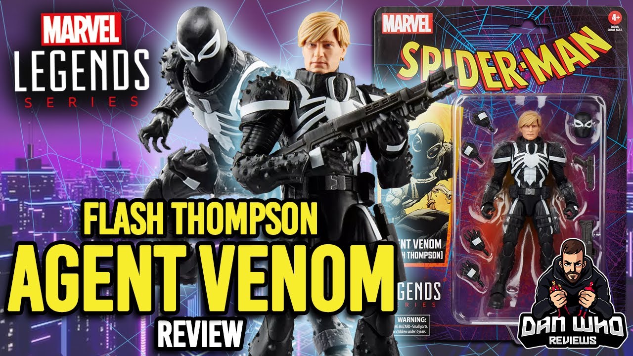 Marvel Legends AGENT VENOM Flash Thompson Spider-Man Wave Review - YouTube