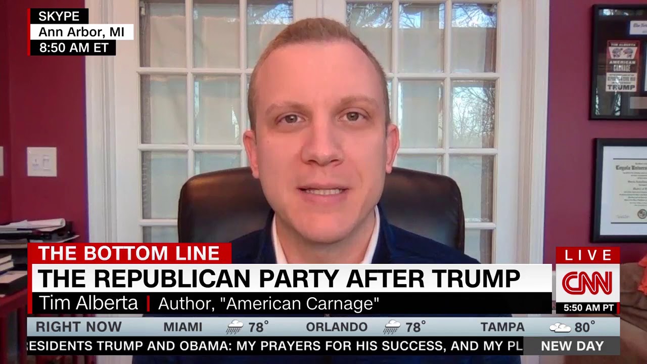 Tim Alberta says the GOP fears reprisal from Trump supporters if they ...