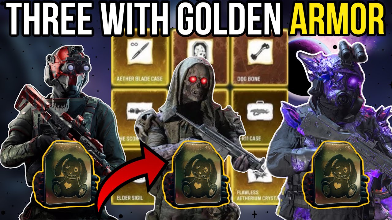 MW3 Zombies - What Three Guys With Golden Armor and Dog Bones Looks ...