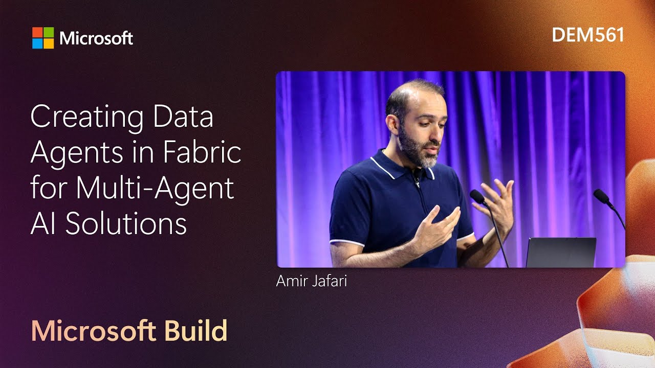 Creating Data Agents in Fabric for Multi-Agent AI Solutions | DEM561 ...