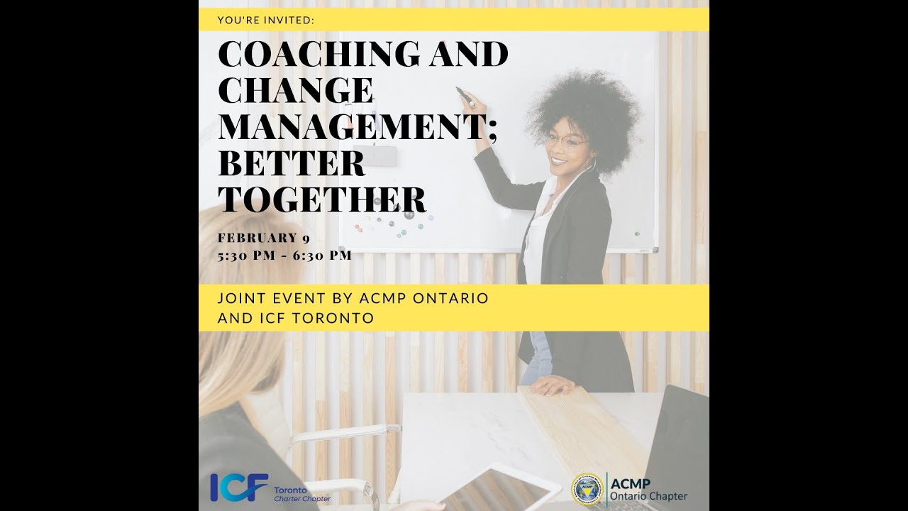 Coaching and Change Management Better Together - YouTube