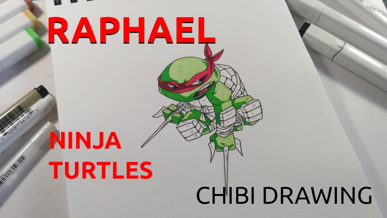 RAPHAEL Drawing - Teenage Mutant Ninja Turtles | Chibi Drawing - YouTube