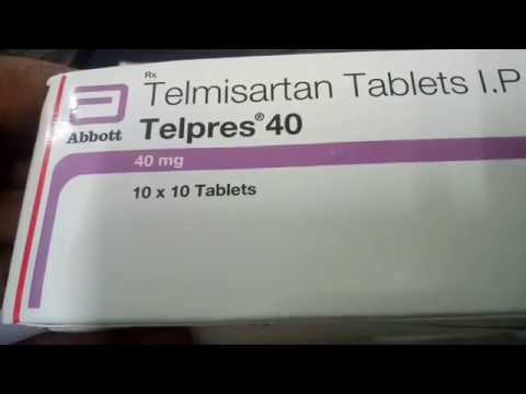 Telpres 40 MG Tablet का इस्तेमाल हार्ट अटैक से बचाव के लिए - YouTube