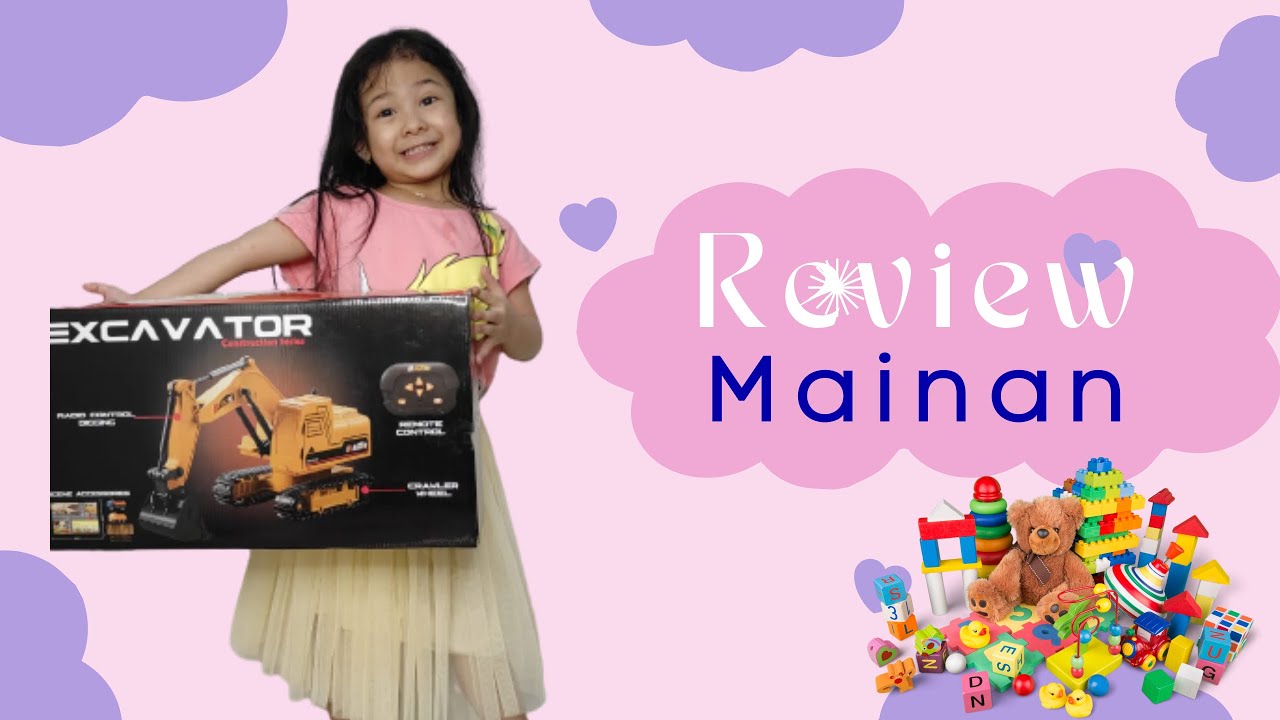 Review Mainan Excavator, By Flo - YouTube