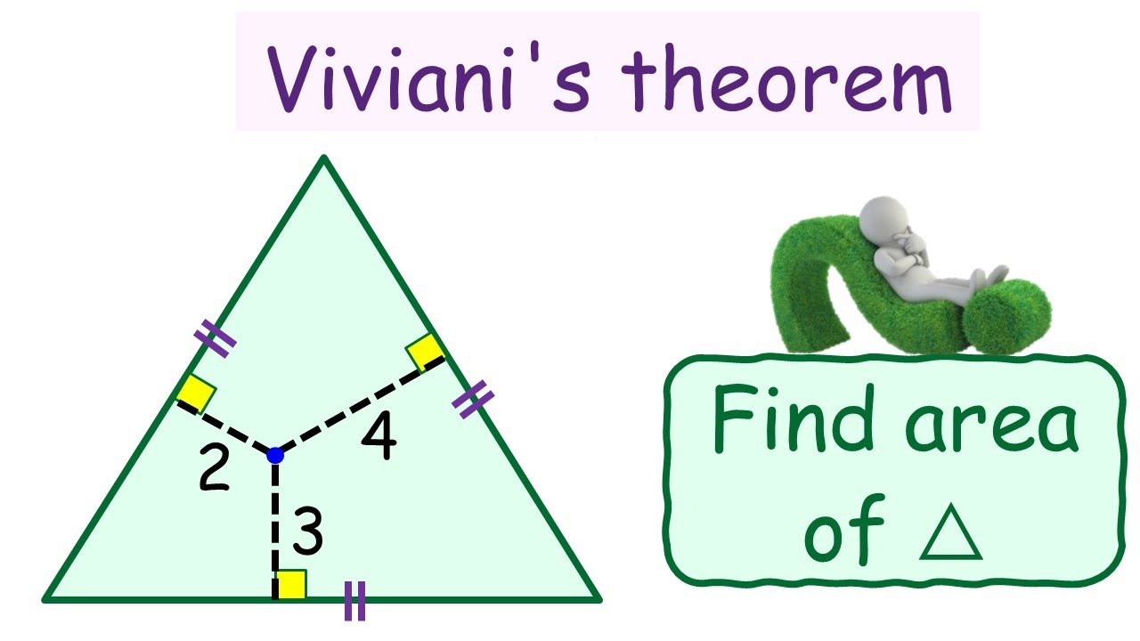 77) Find the area of equilateral | Viviani's theorem | Geometry Good Qs ...