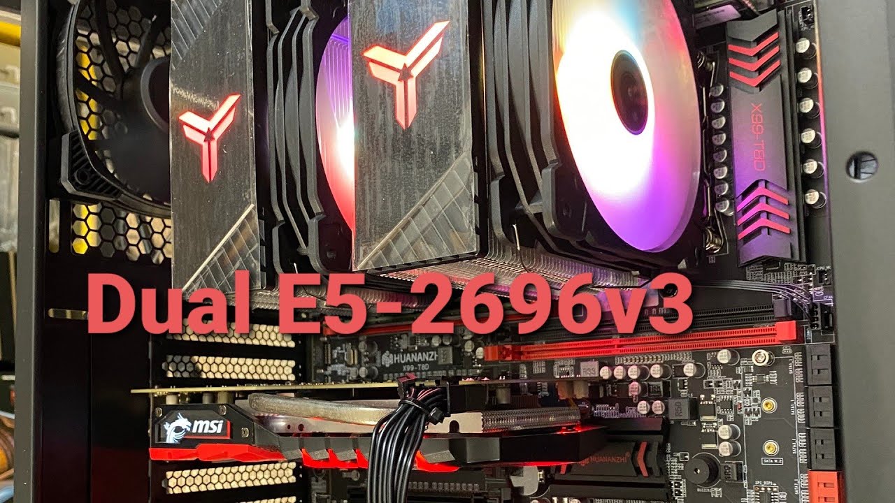 Lên thùng Huananzhi X99T8D chạy Dual Xeon E5-2696v3 | 64GB - YouTube