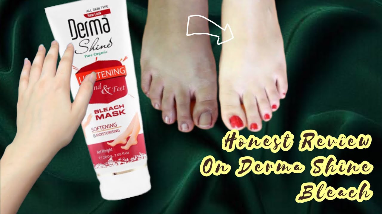 Honest Review On Derma Shine Hand & Foot Bleach Mask | Organic Bleach ...