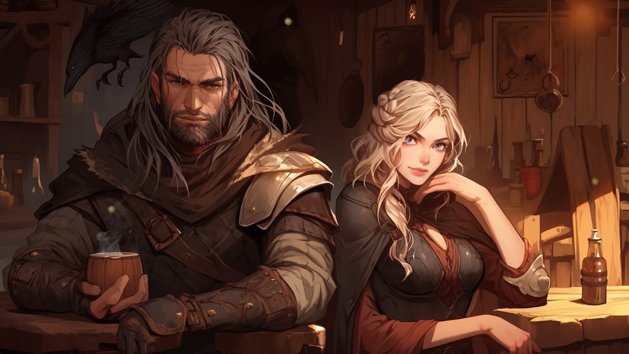 Fantasy Medieval/Tavern Music ~ Beautiful Celtic Music, Fantasy Bard ...