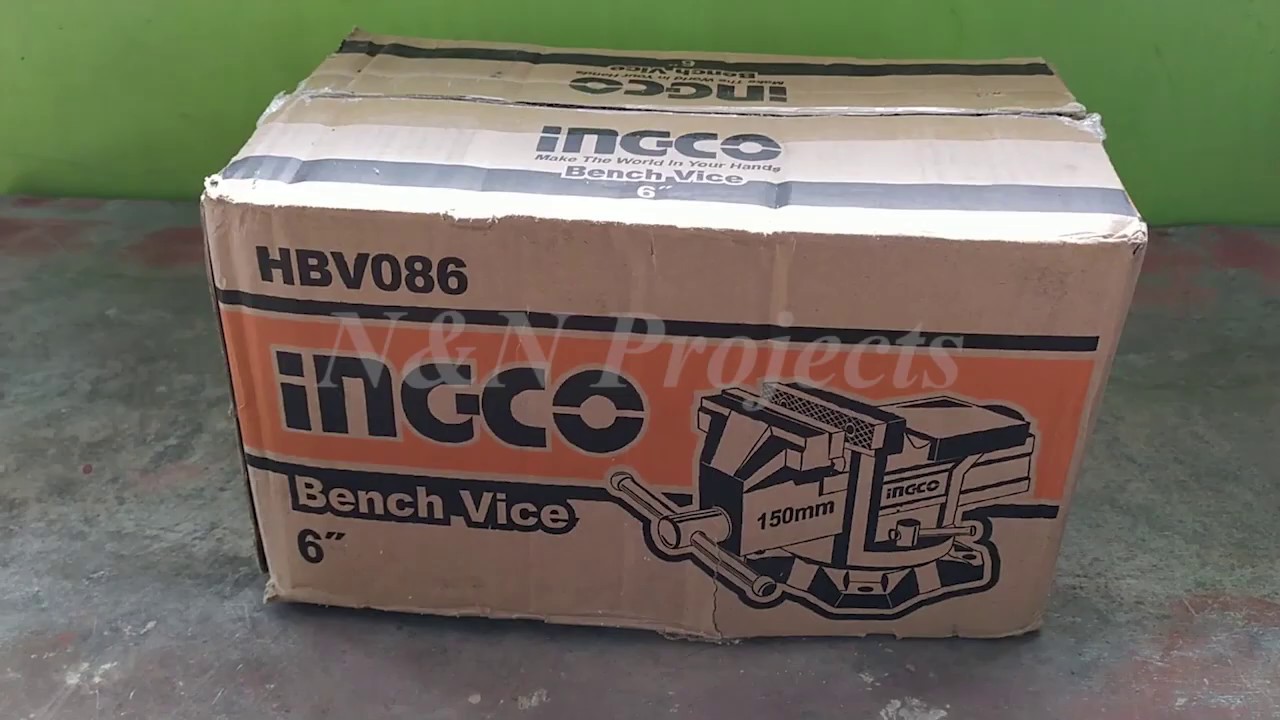 Unboxing Ingco HBV086 Bench Vice - YouTube
