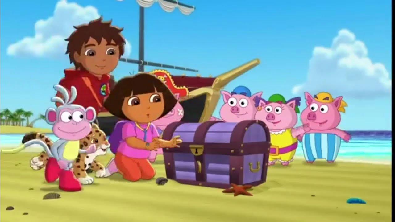 Dora la Exploradora Intro Latino, Inglés y Castellano - YouTube