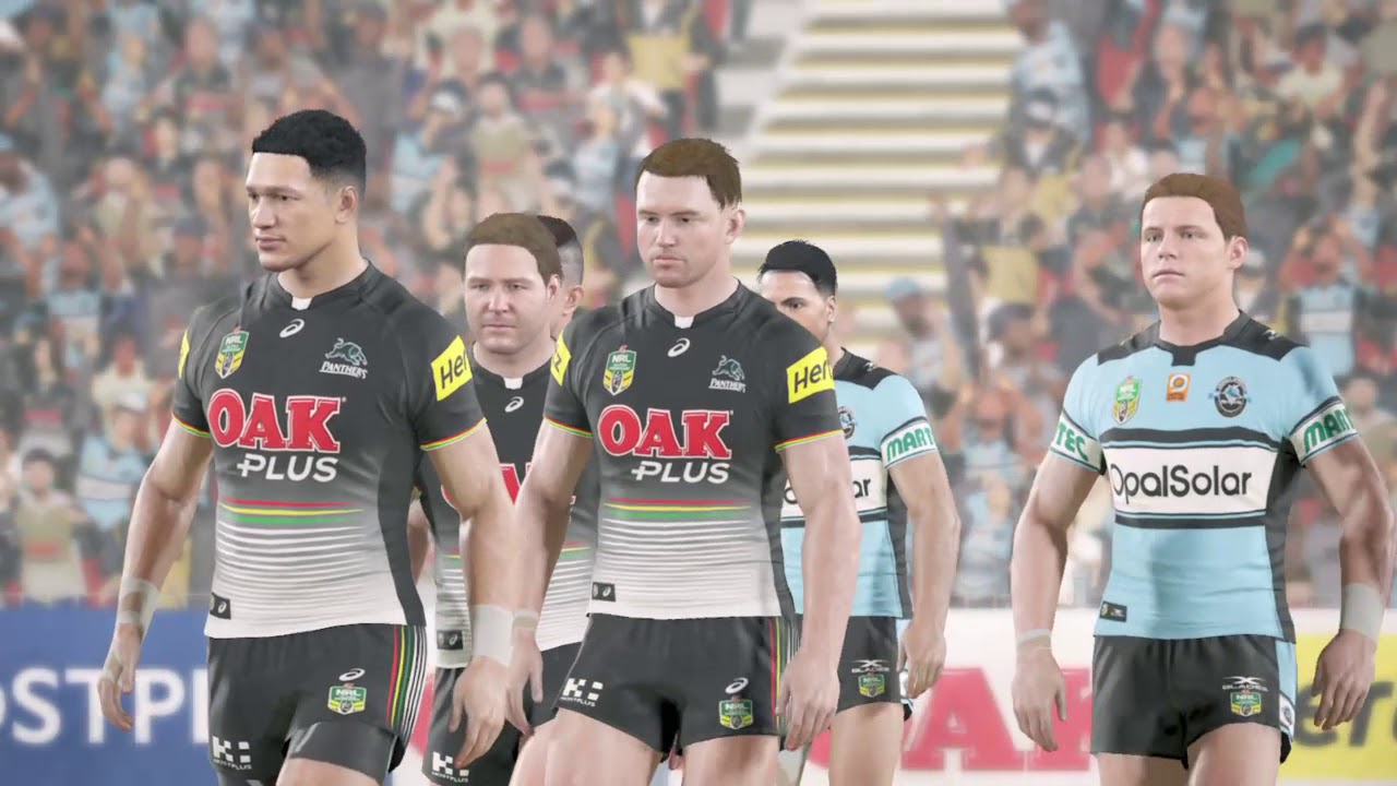 Rugby League Live 4 (PS4) Panthers vs Sharks (2018 round 18) - YouTube