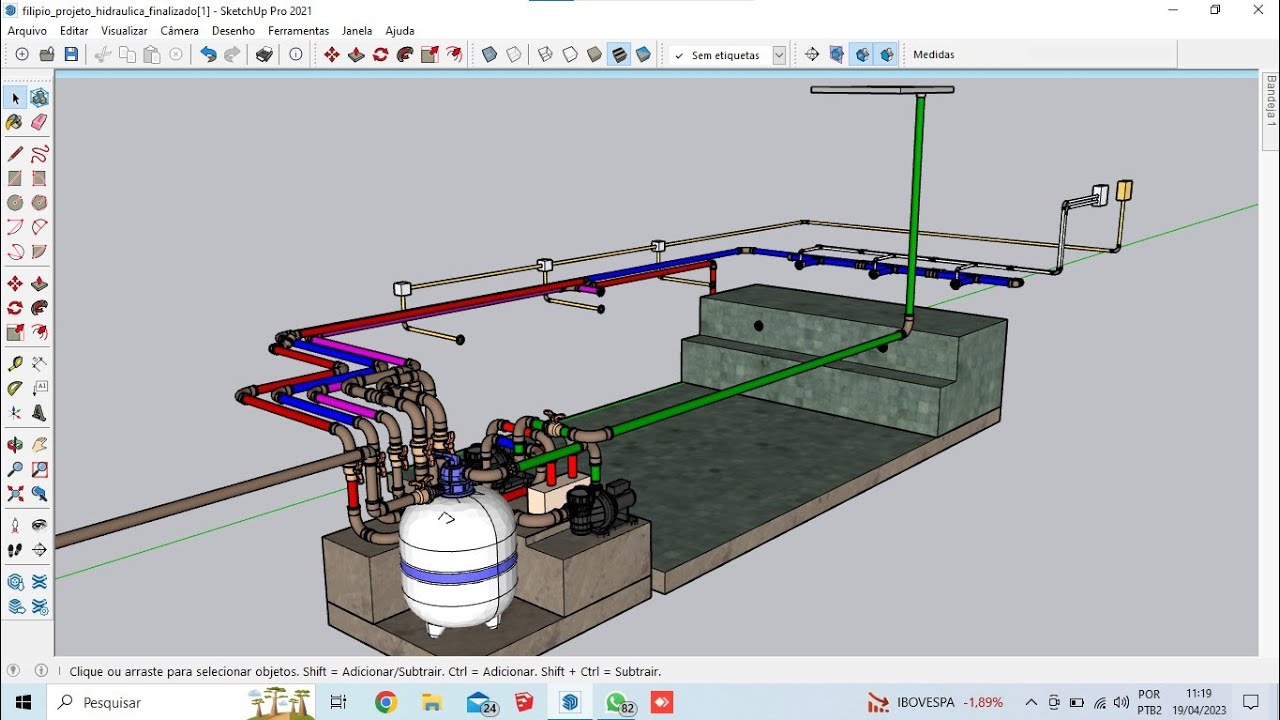 Projeto Hidráulico De Piscina - RETOEDU