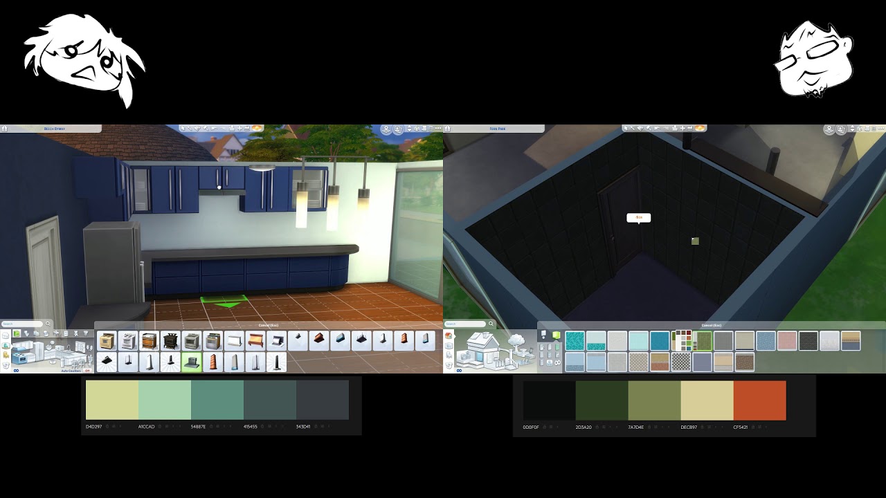 The Sims 4 - Colour Palette Challenge - YouTube