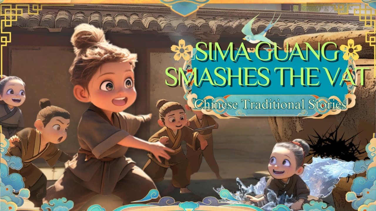 Sima Guang Smashed the Vat丨Chinese Stories for Kids丨parent-child ...