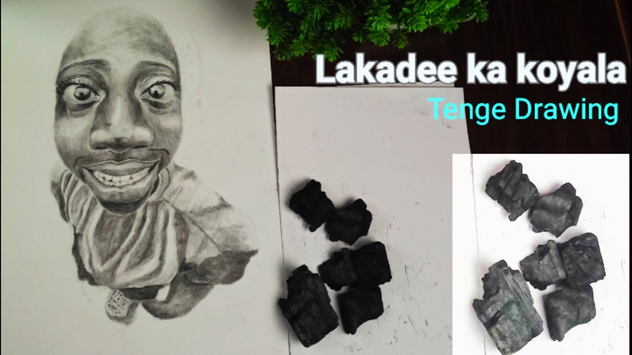 Pencil Sketch Portrait Rango Tenge Tenge Easy Tutorial | lakadee ka ...
