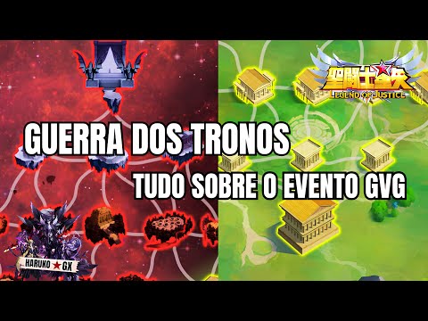 GvG Guerra dos Tronos (Guía Geral) | Saint Seiya Legends Of Justice #saintseiyalegendofjustice