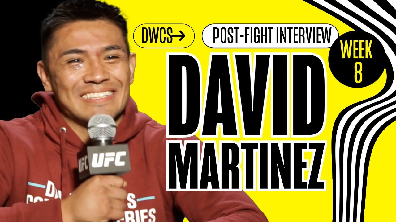 David Martinez full DWCS Week 8 post-fight interview - YouTube