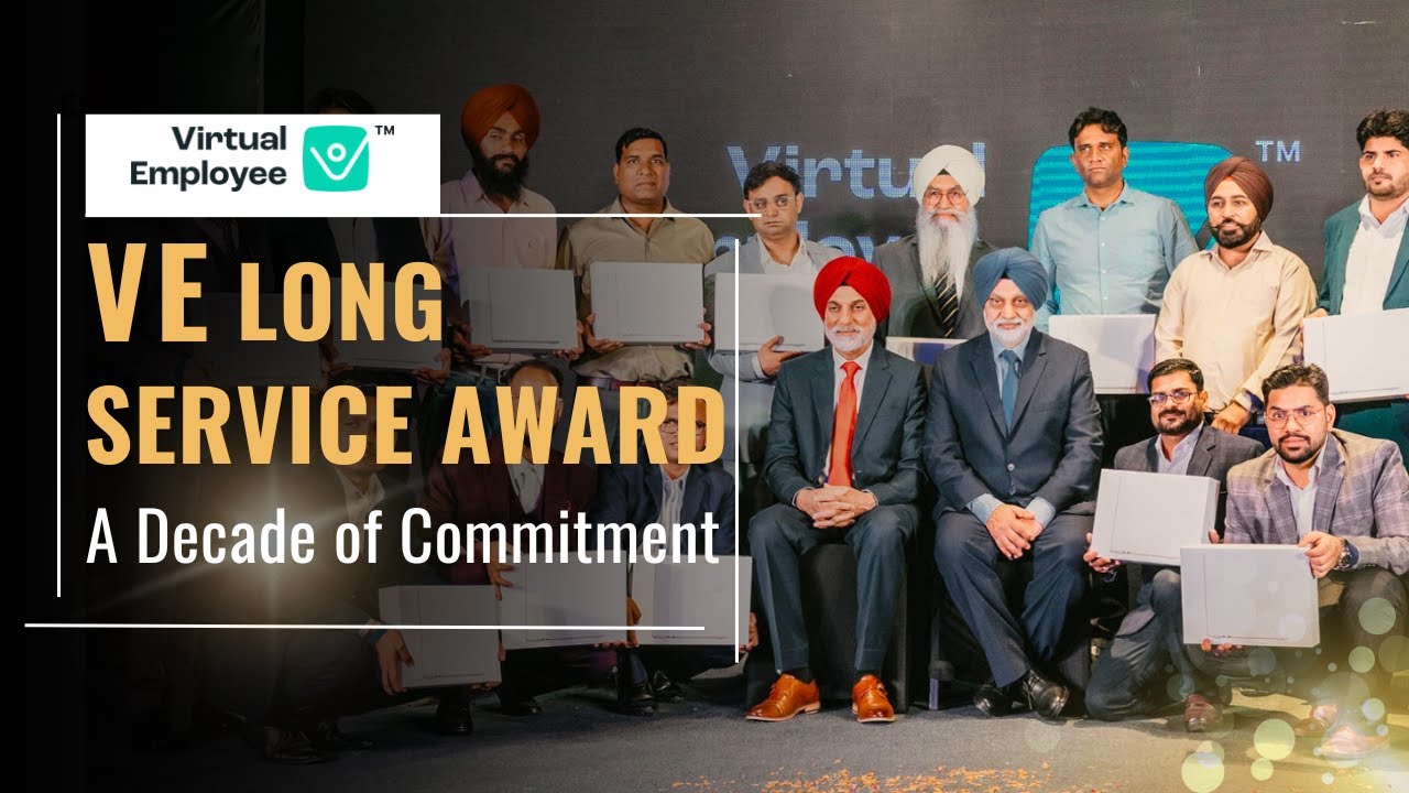 Long Service Award Tribute | 10 Years of Dedication | VE Annual Awards ...