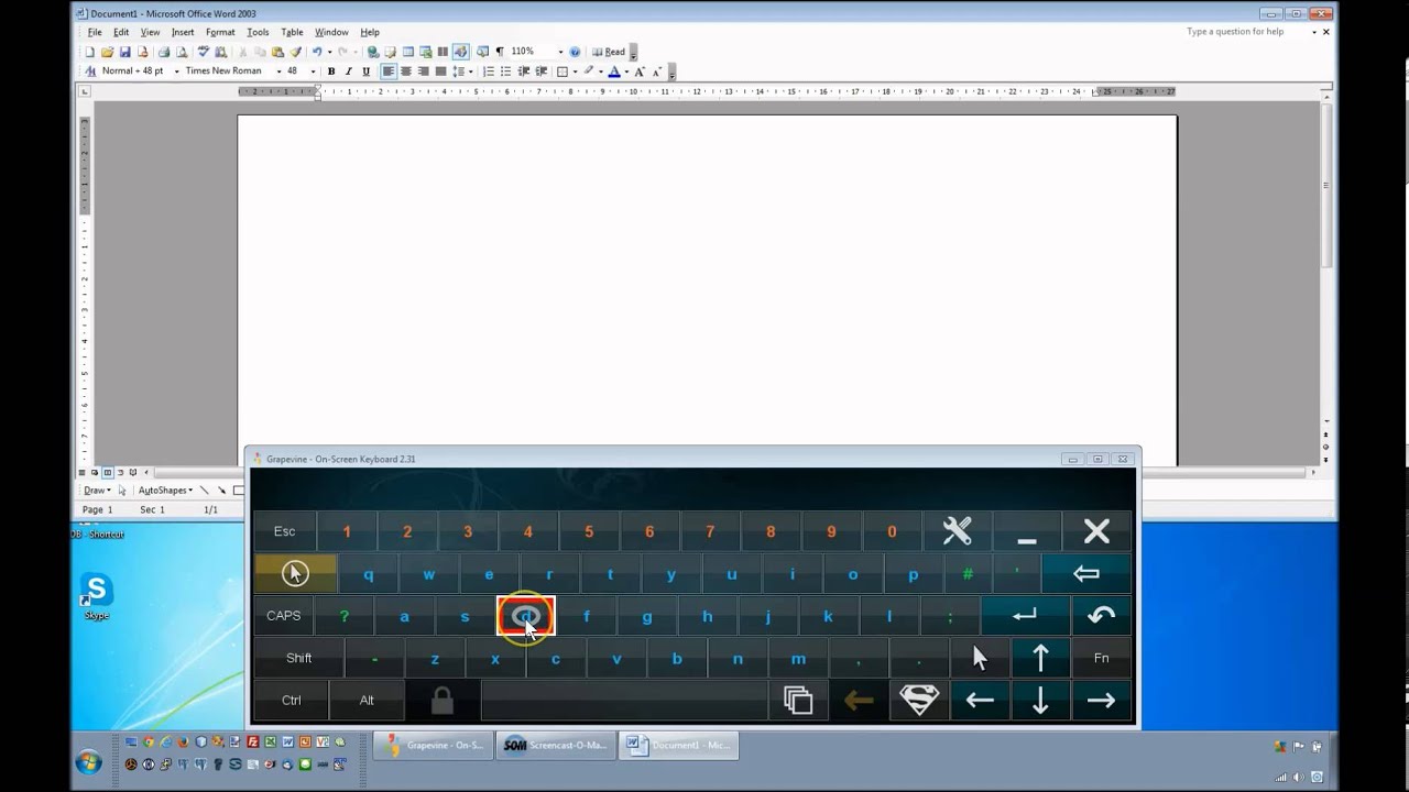 Demo 14 - Dwell Click on Grapevine Computer Access - YouTube