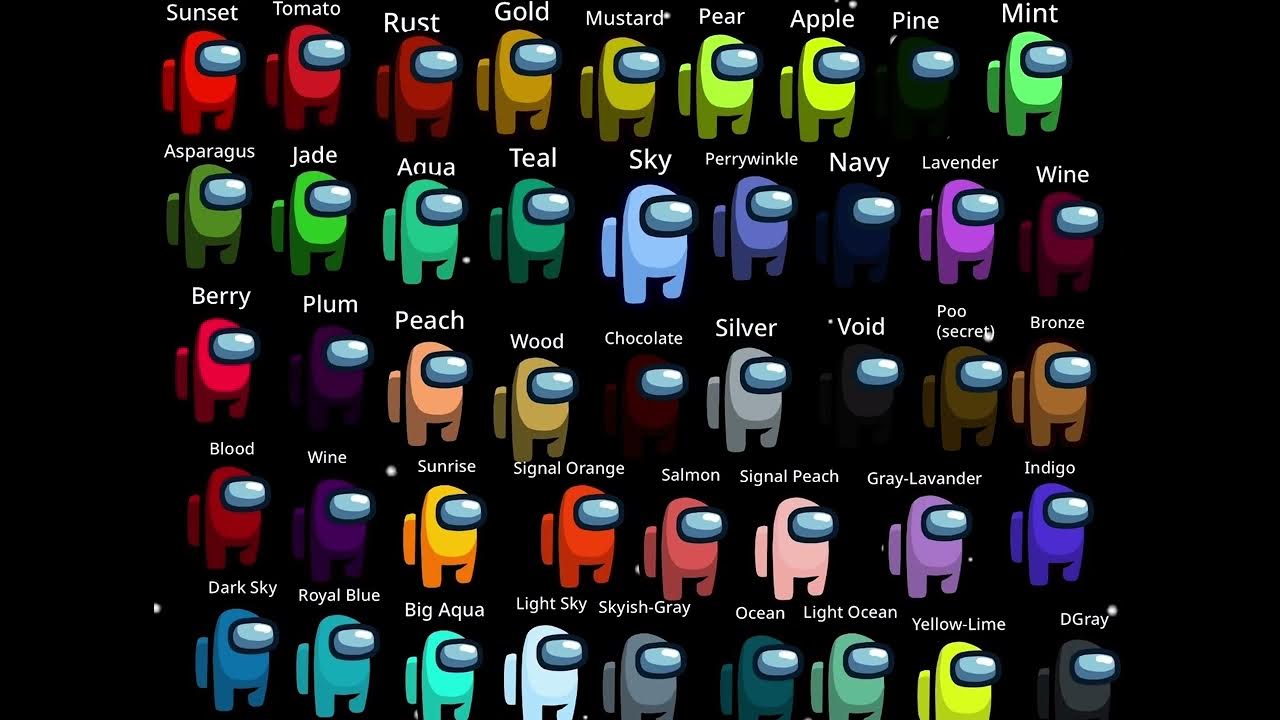 Among Us Custom Colors II SP Mations TV - YouTube
