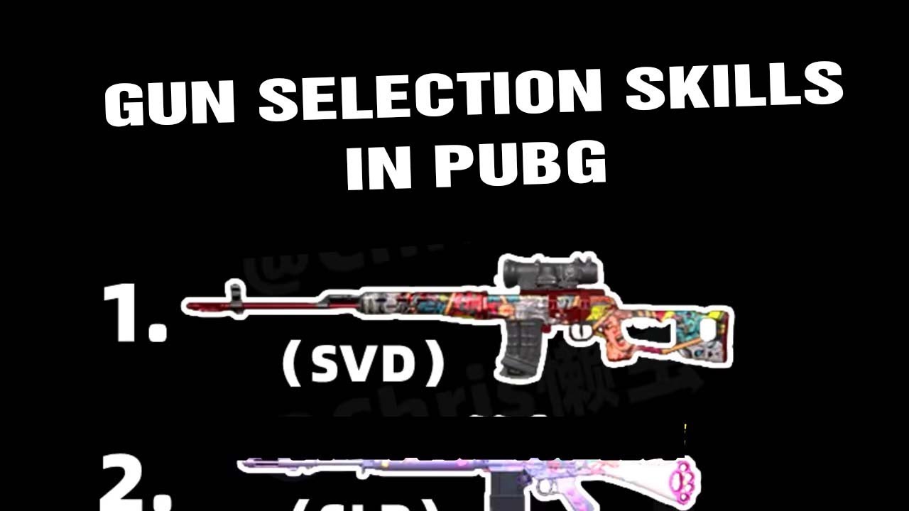 Gun selection skills in PUBG I Biggame4.0 I Game I PUPG - YouTube