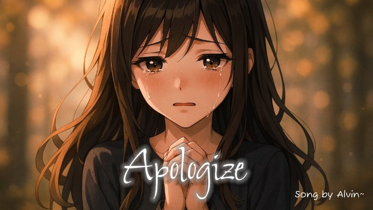 Apologize - By Alvin [ Lyric Video ] - YouTube
