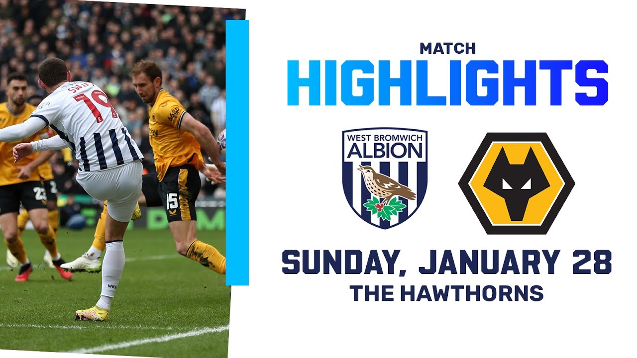Baggies defeated in Black Country derby | Albion 0-2 Wolves | MATCH ...