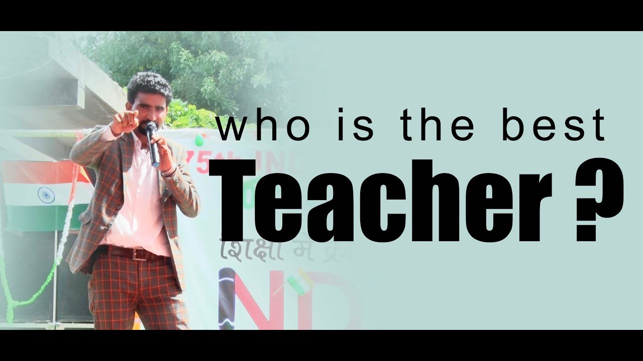 who is the best teacher? NDPS School NDPS Academy - YouTube