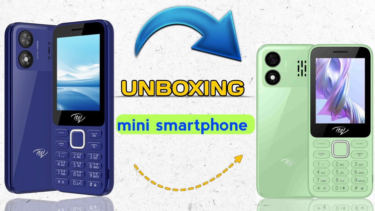 Itel it 5330 Unboxing 2024 | Mini Smartphone | Glass design | Big ...
