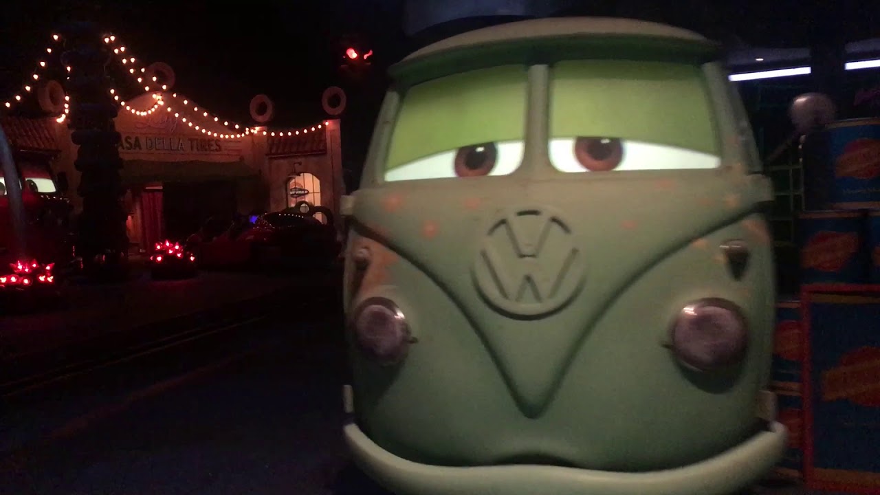 Radiator Springs Racers in Cars Land at Disney California Adventure POV ...