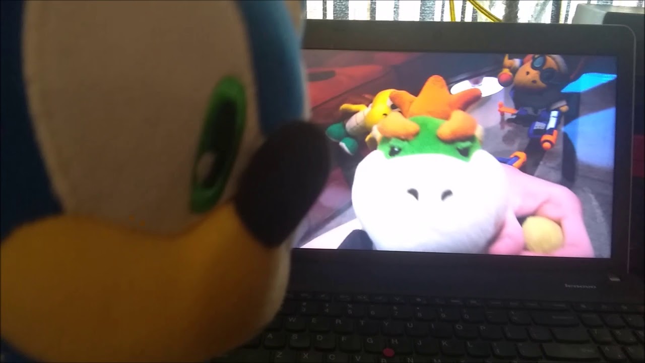 Sonic Reacts To:SML Movie: Bowser Junior's Nerf War! - YouTube