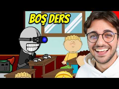 ÇOK KOMİK BOŞ DERS ANİMASYONU (DS Tepki)