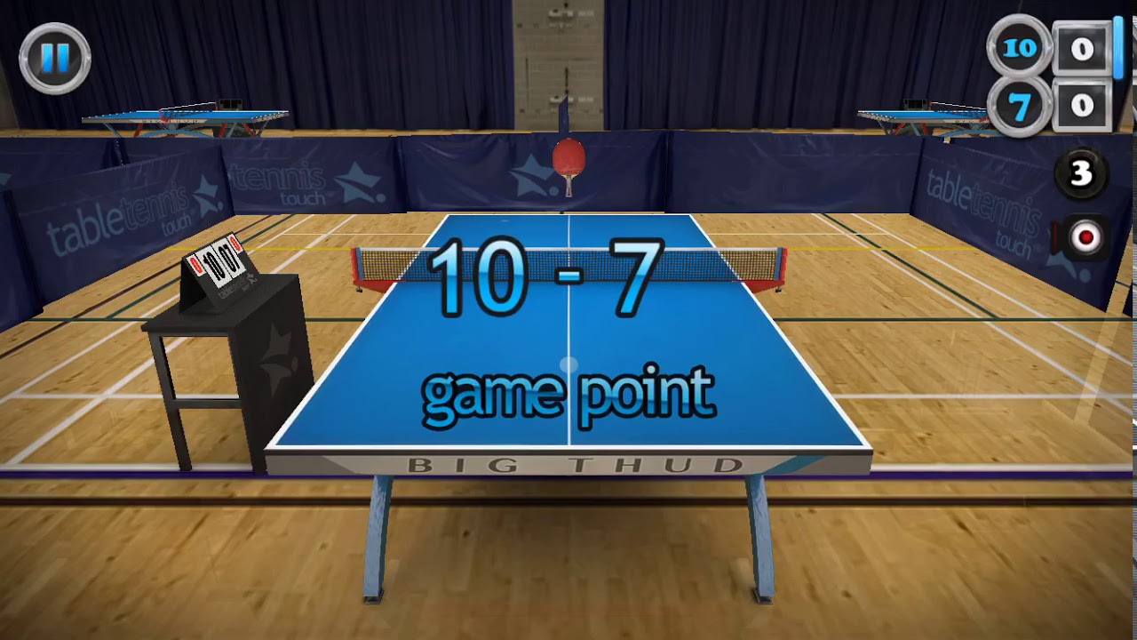 Fun table tennis match - YouTube