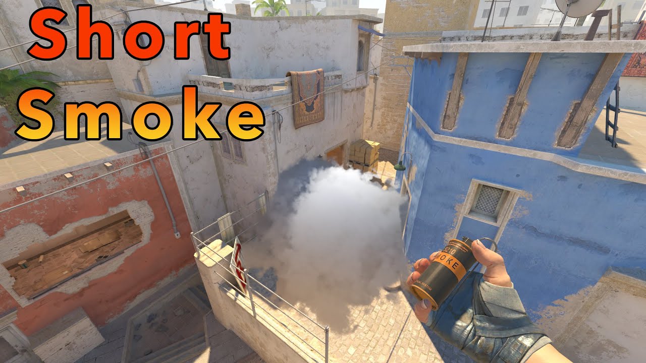 CS2 Mirage Short Smoke - YouTube