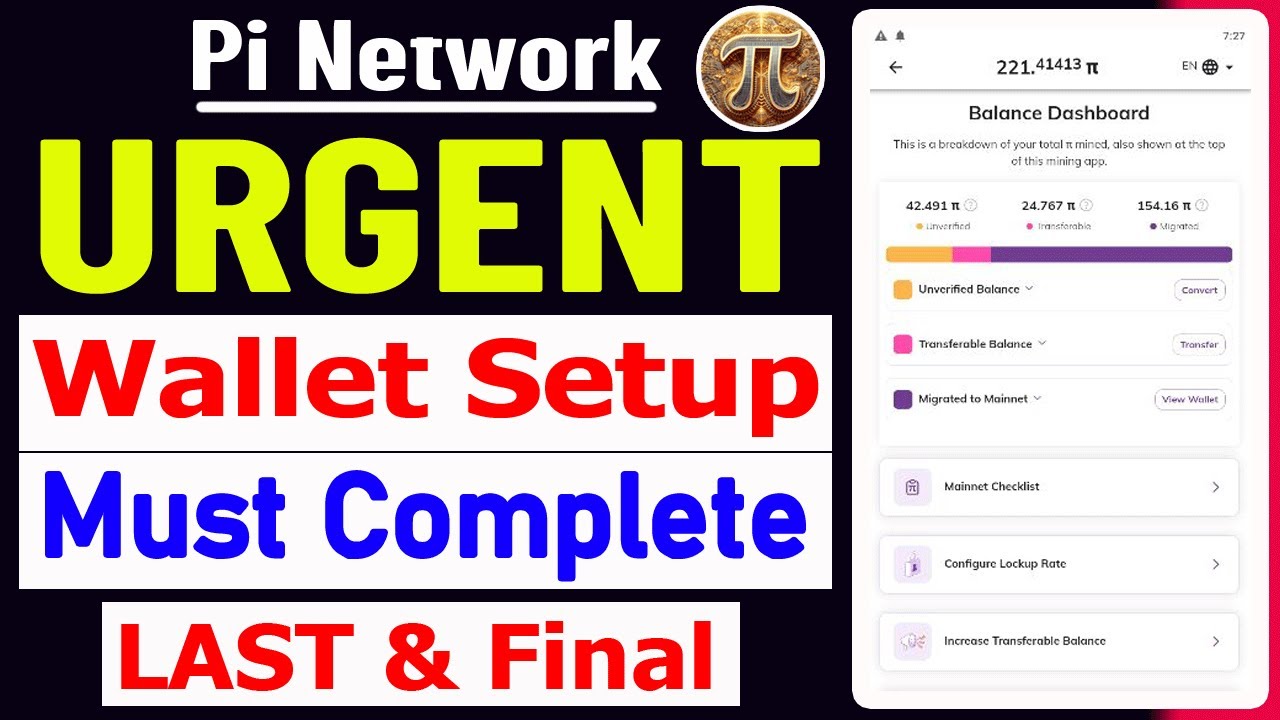 Pi Wallet Mainnet Setup | URGENT for ALL Users | Pi Invitation: daudsaif - YouTube