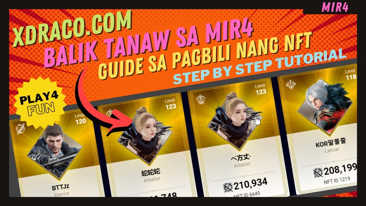 Paano Bumili ng NFT sa MIR4? Step by Step Guide - YouTube