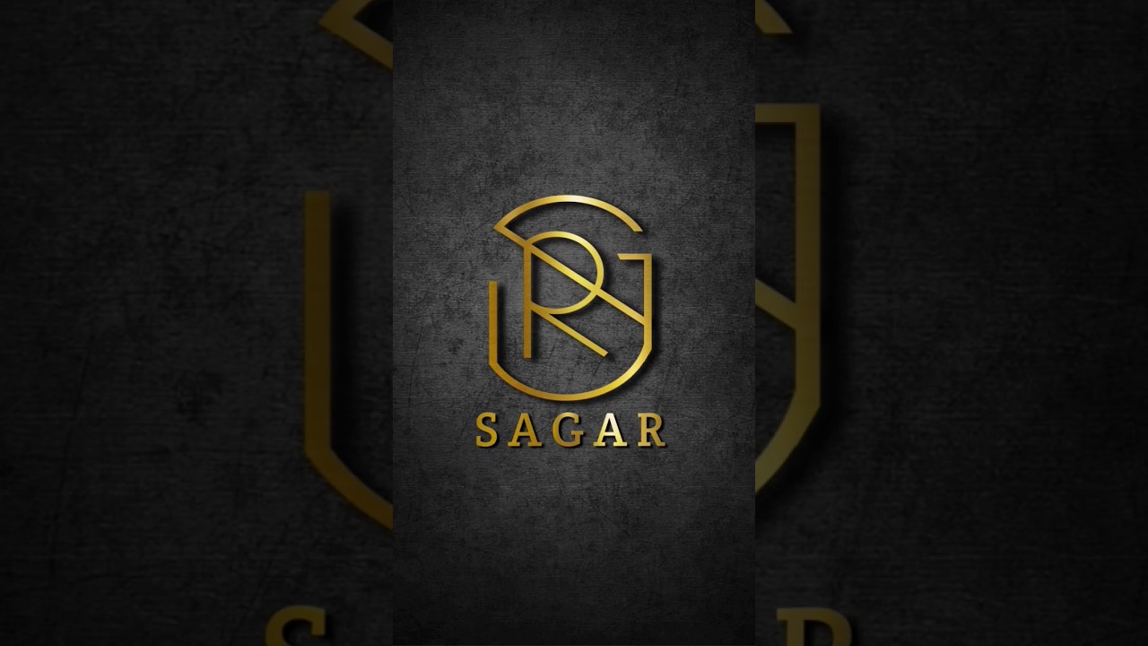 Sagar Name Logo