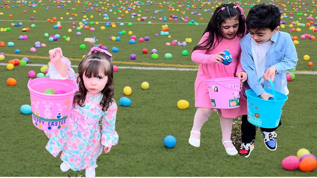 kids had so much fun with the eggs hunt 🐰🥚🥕Happy Easter 🐣 - YouTube