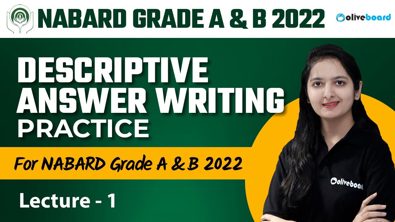 Descriptive Answer Writing Practice for NABARD Grade A & B 2022 ...