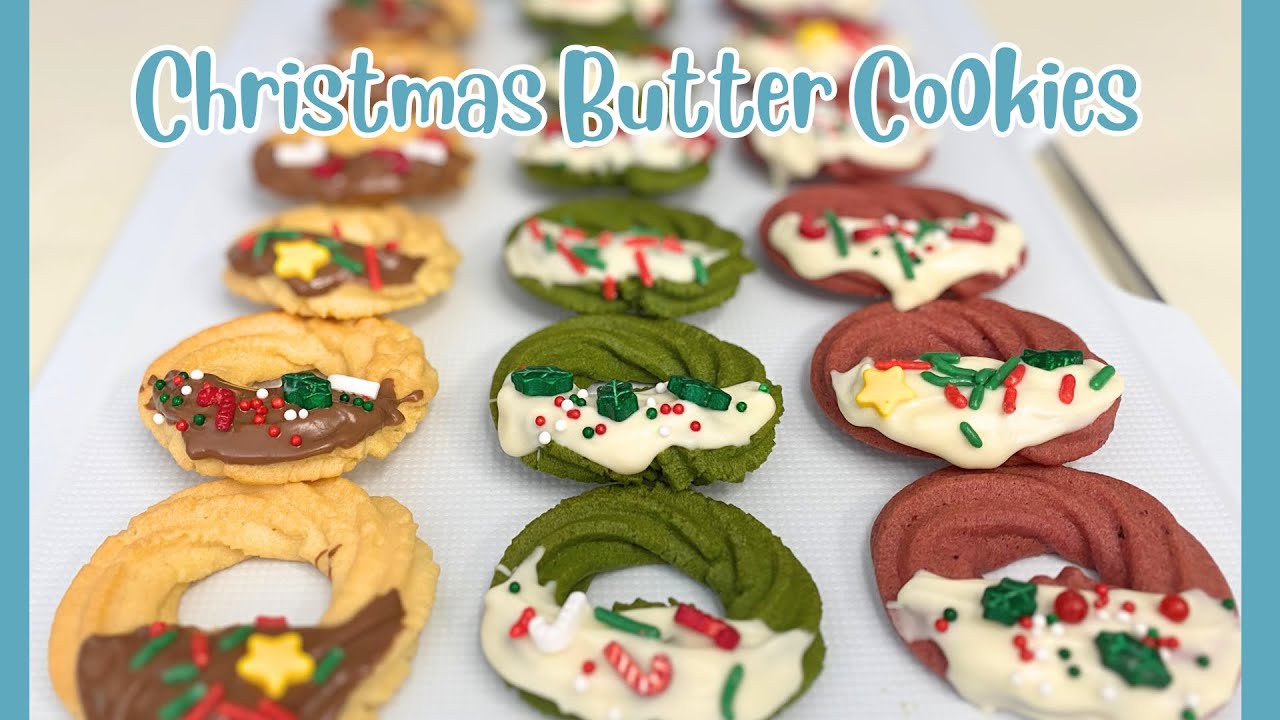 Christmas Cookies | Butter Cookies | Christmas Decorating [Soothing ...