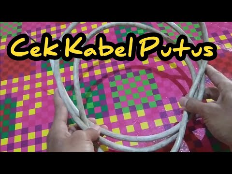 Cara Cek Kabel Putus Pakai Multitester Analog - YouTube