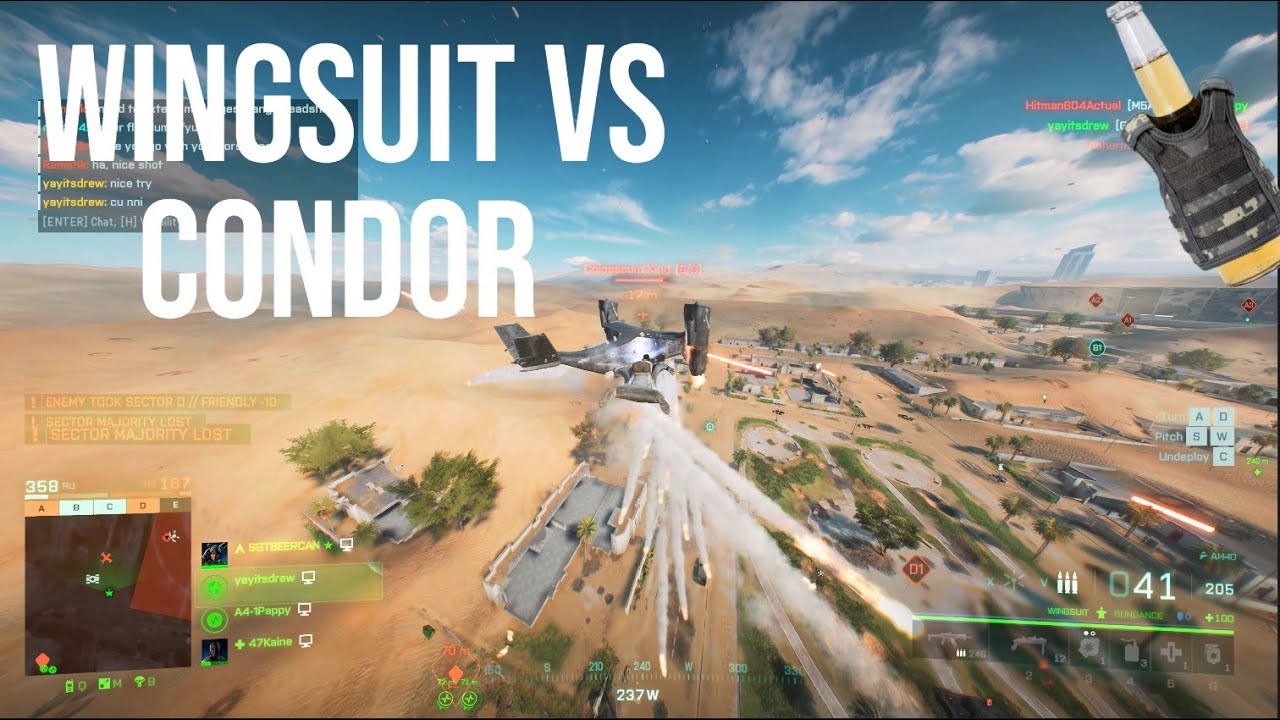 Full Condor Vs Wingsuit (BF2042) - YouTube