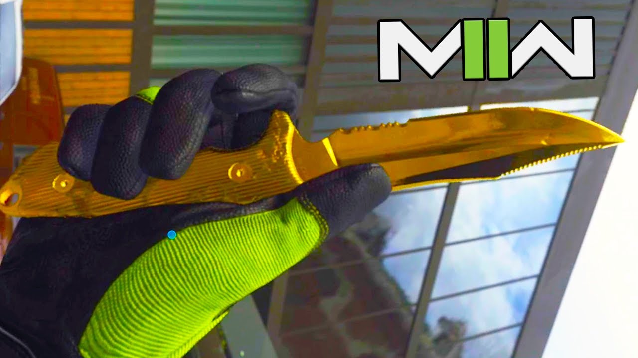 EASY GOLD CAMO KNIFE UNLOCKED! 🤩 (Modern Warfare 2 Combat Knife ...