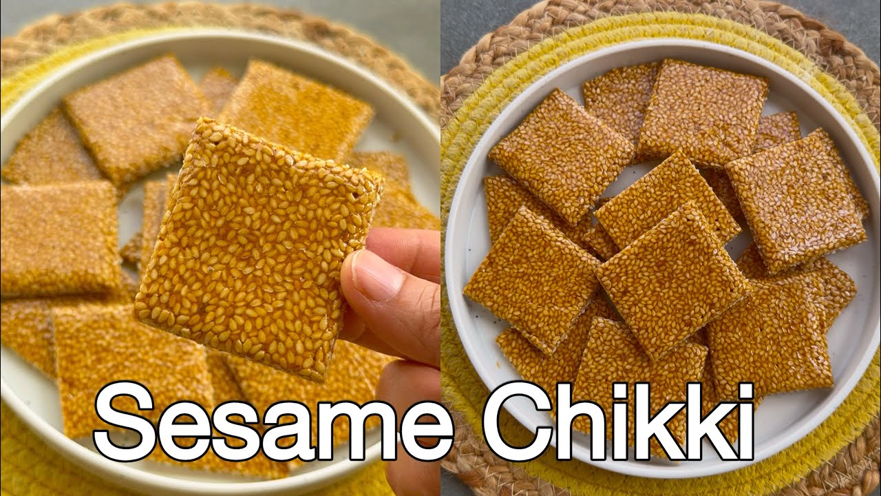 Easy Homemade Sesame Chikki Recipe | Til Chikki | Winter Special Recipe ...