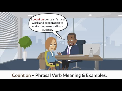 "Count on" Phrasal Verb Meaning and Examples || Common English Phrasal ...