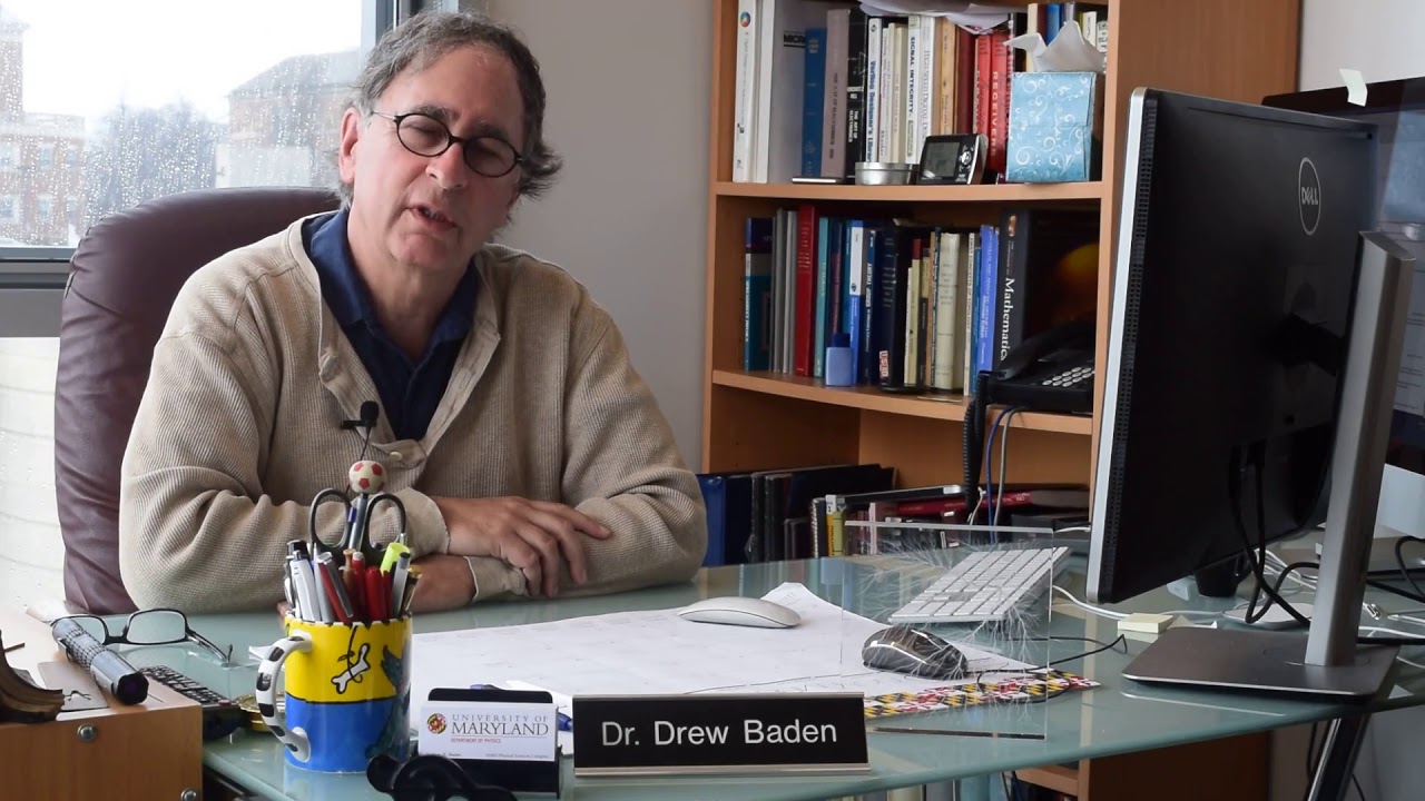 Dr. Andrew Baden, Professor University of Maryland expresses his ...