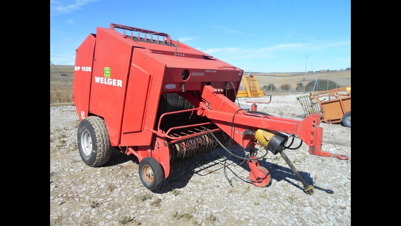 Rotoempacadora Welger RP 150 S - YouTube
