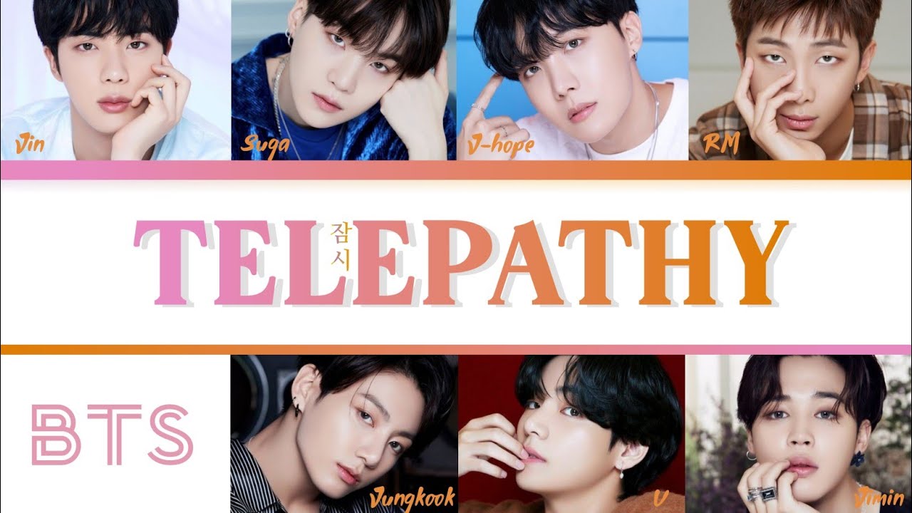 BTS (방탄소년단) 'Telepathy' (잠시) Lyrics - YouTube