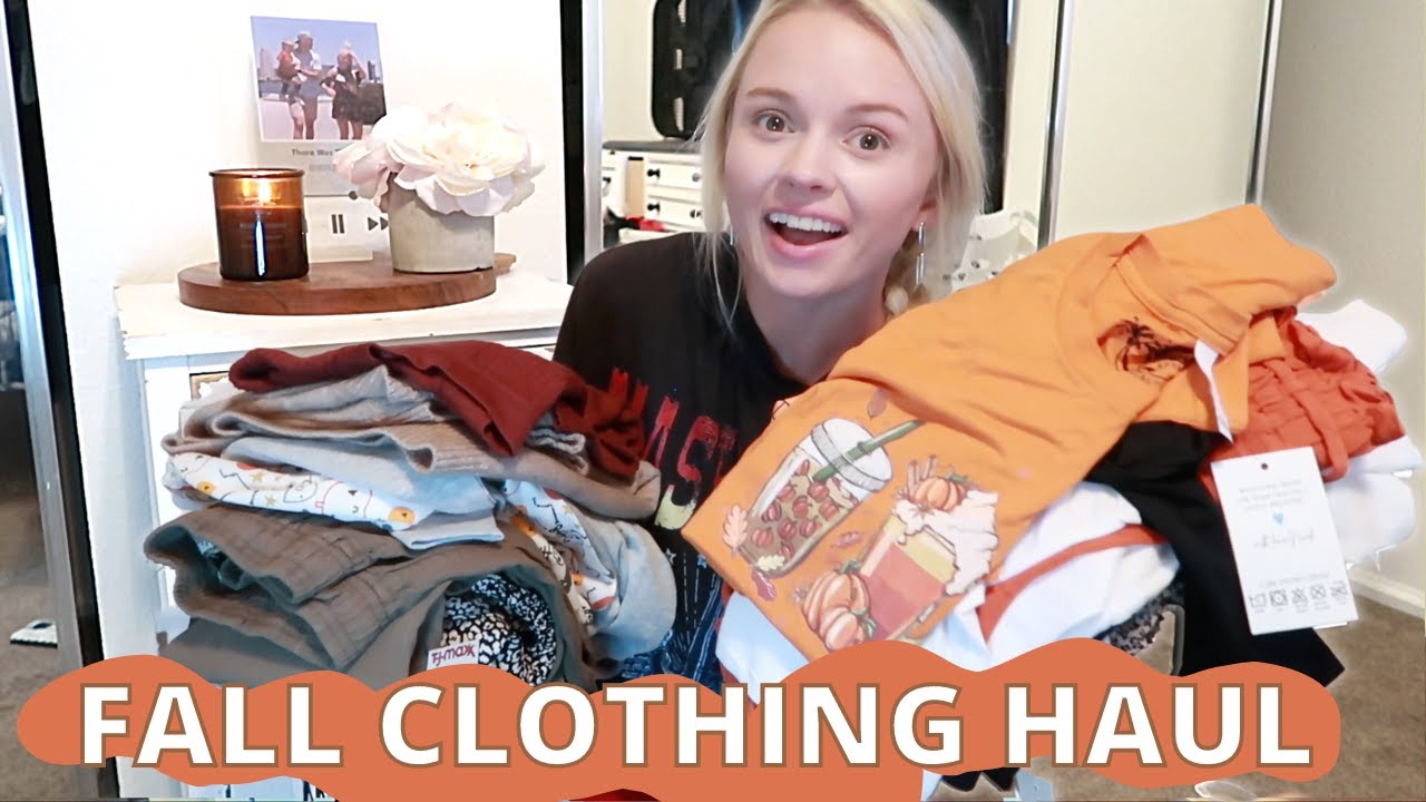 HUGE fall clothing haul | shein, etsy, target, & more | on a budget ...